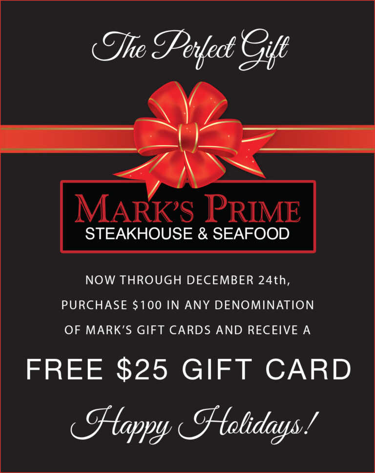 2024 Promotion - Mark's Prime Steakhouse